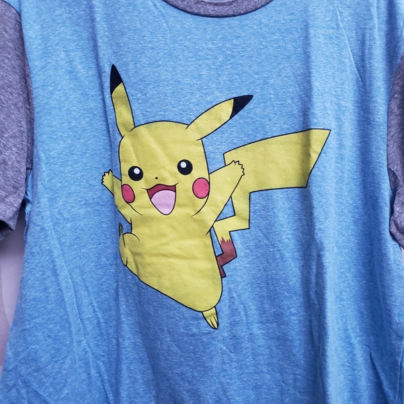 Pokemon | Shirts | Pokemon Pikachu Blue Tshirt Top | Poshmark